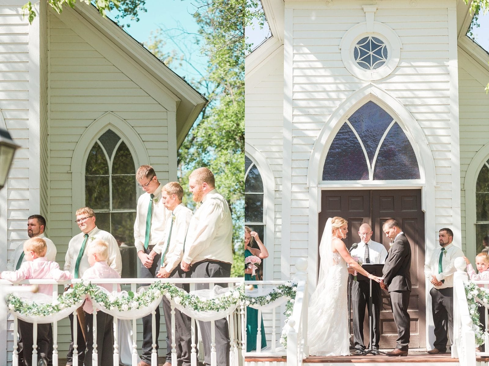 Emerald Green Wedding at A Friends House - Danice & Logan