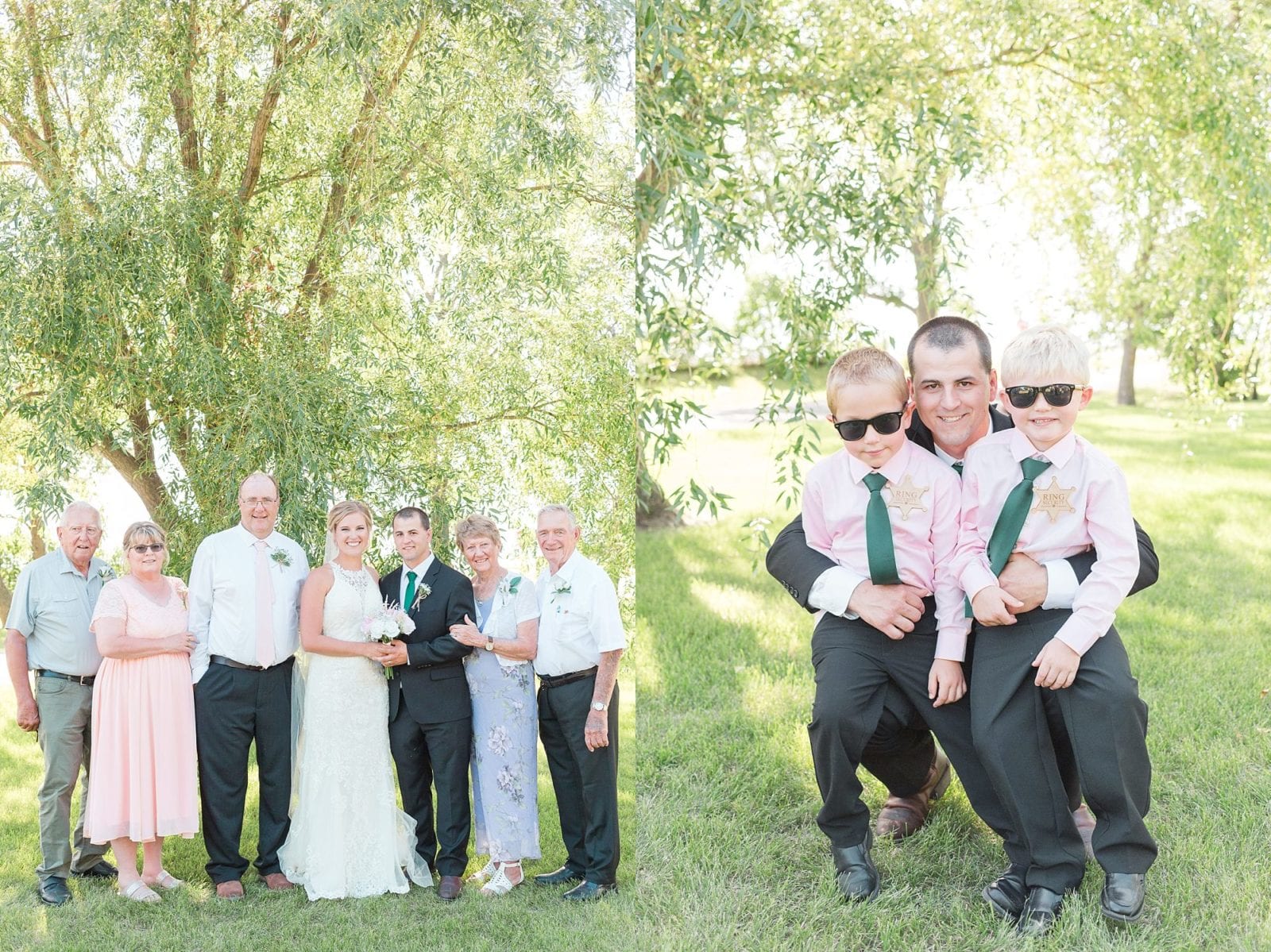 Emerald Green Wedding at A Friends House - Danice & Logan