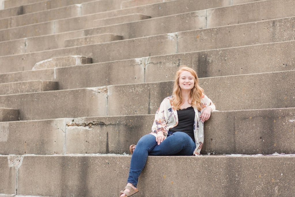 Senior Photos in Downtown Fargo, ND - Alecs Kay Photography