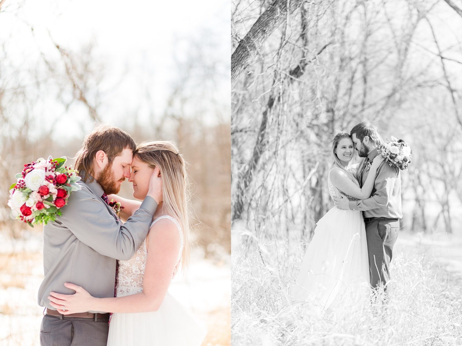 Bride and Groom Portrait Session - Buffalo River State Park, MN