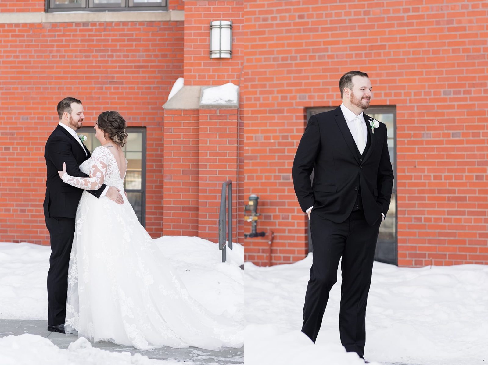 Winter Wedding at Sanctuary Events Center - Alecs Kay Photo